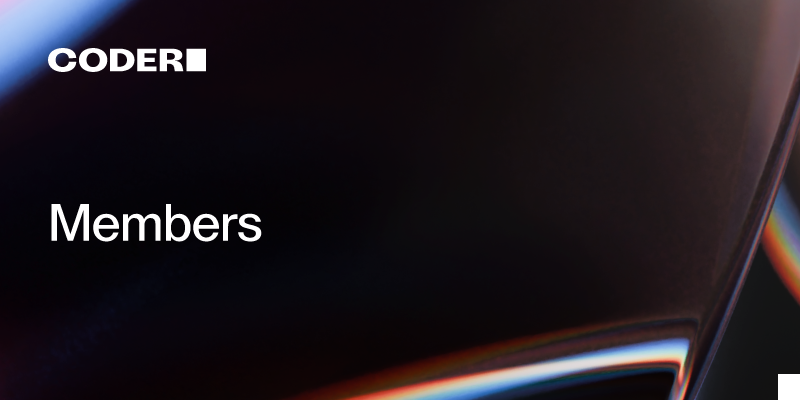 Members API Reference | Coder Docs