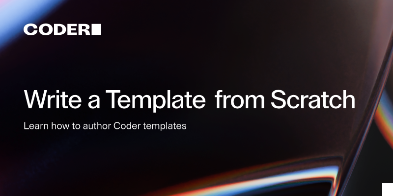Write A Template From Scratch Coder Docs 